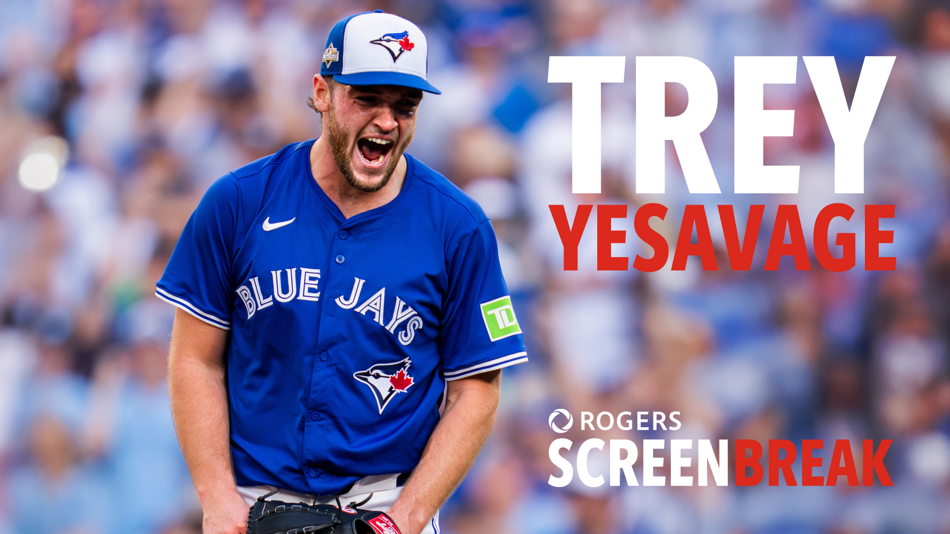 Toronto Blue Jays Pitcher Trey Yesavage Kicks Off Rogers Screen Break ...